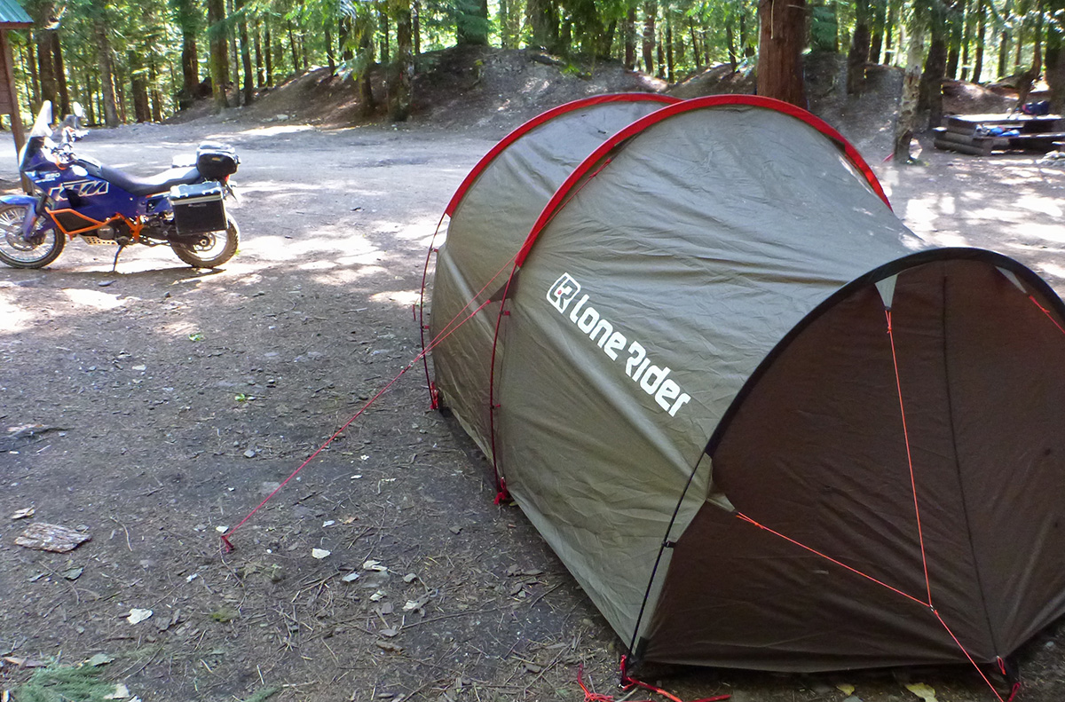 LoneRider Motorcycle Tent Review – A Garage with a Tent Attached ...